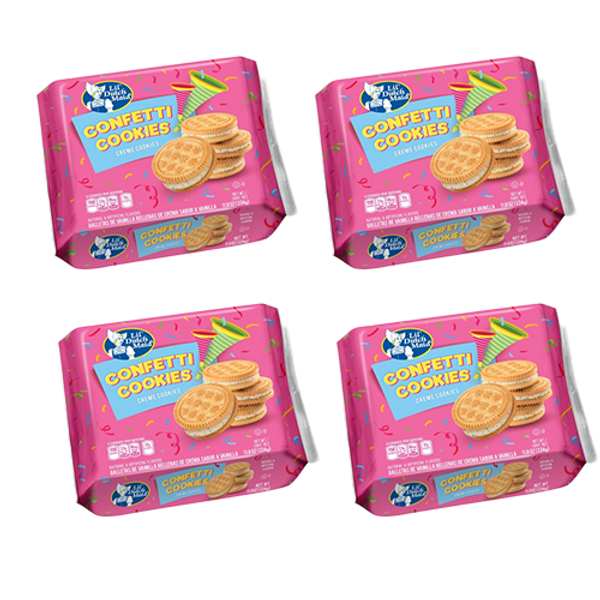 4st* Lil Dutch Maid Confetti Cookies 334g. USA - Norway Americana